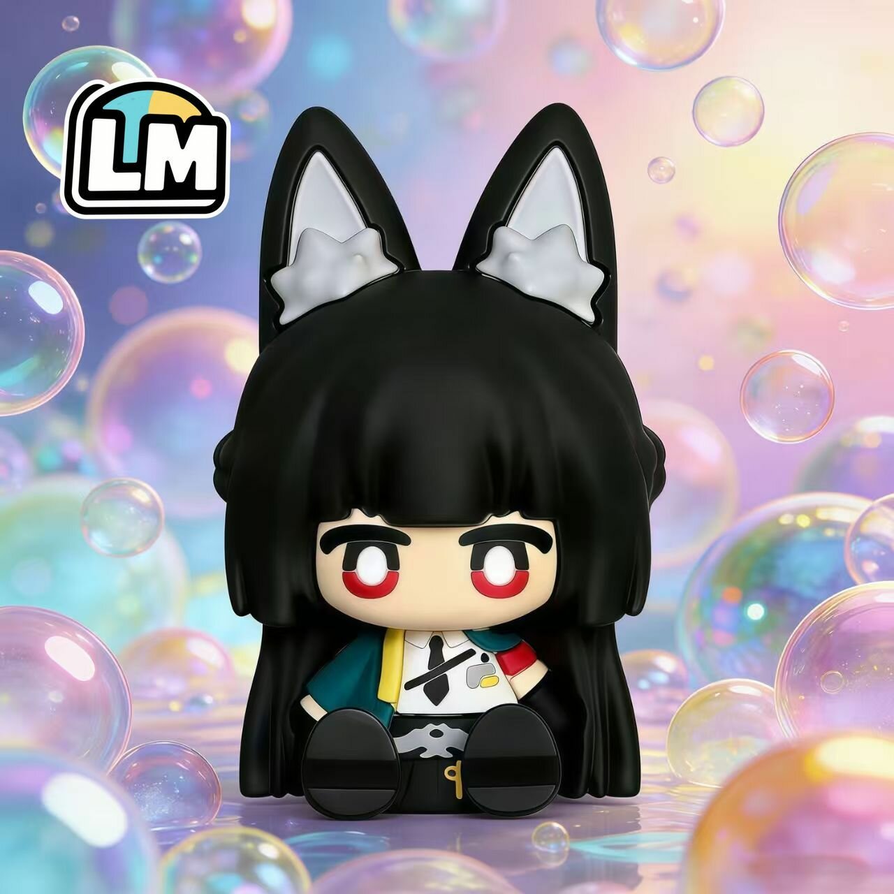 LM Аниме фигурка Сэми Мия (Hoshimi Miyabi) из Zenless Zone Zero Q-версия, сидячая поза, 6 см