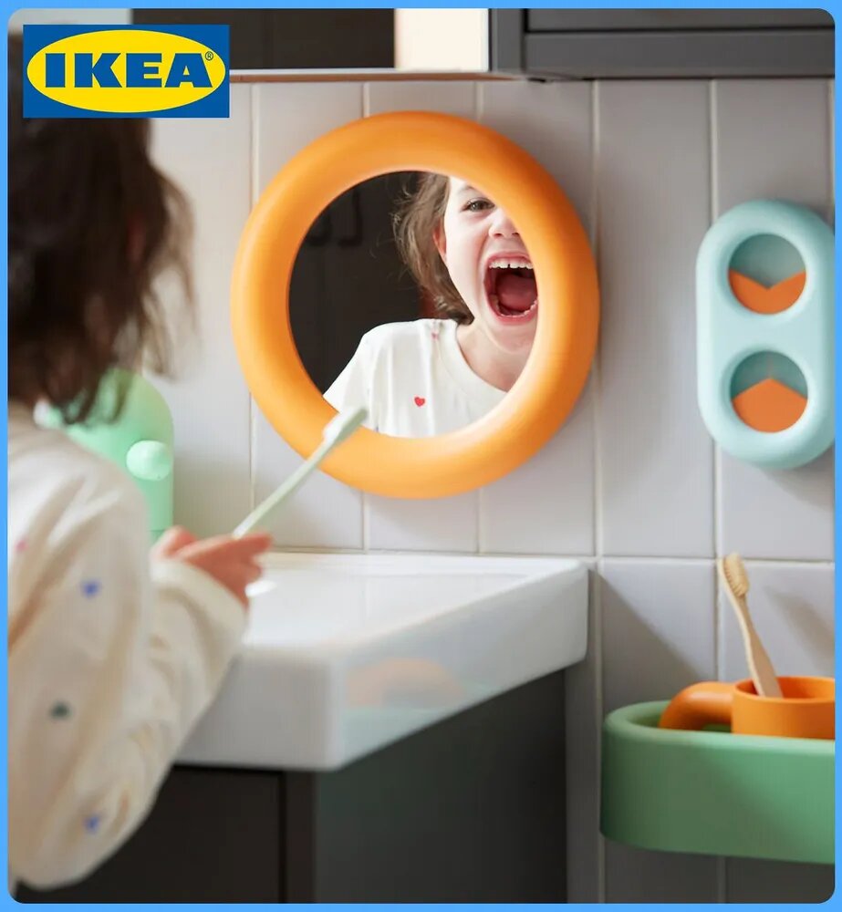 IKEA Зеркало интерьерное, 25 см х 7 см, 1 шт
