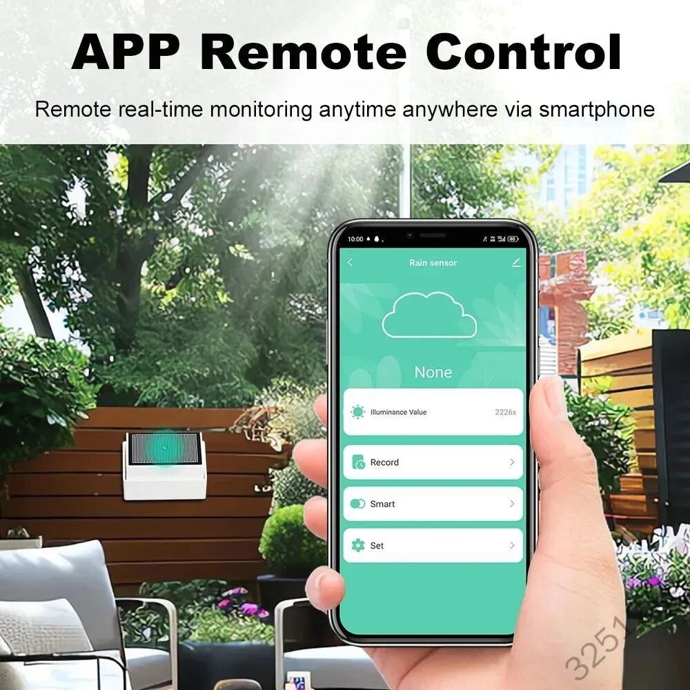 Датчик умного дома Zigbee 2 PCS Датчик освещенности Tuya Smart App Smart Life APP Home Assistant — фото 1