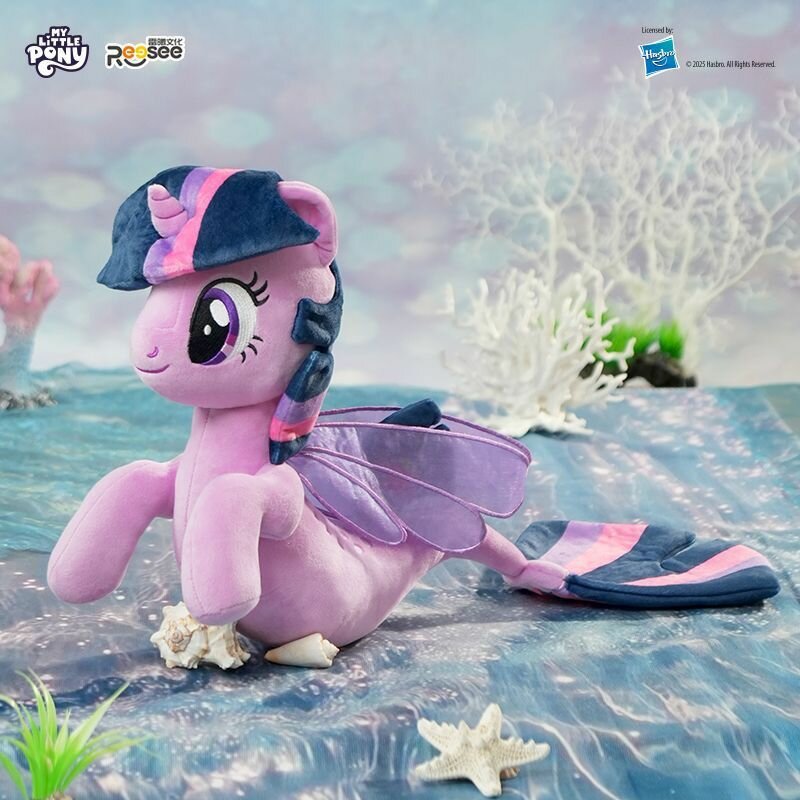 Плюшевая игрушка Leixi Culture Little Pony Mermaid Prototype, модная игрушка Baoli Doll, милая игрушка для девочек, детский подарок.