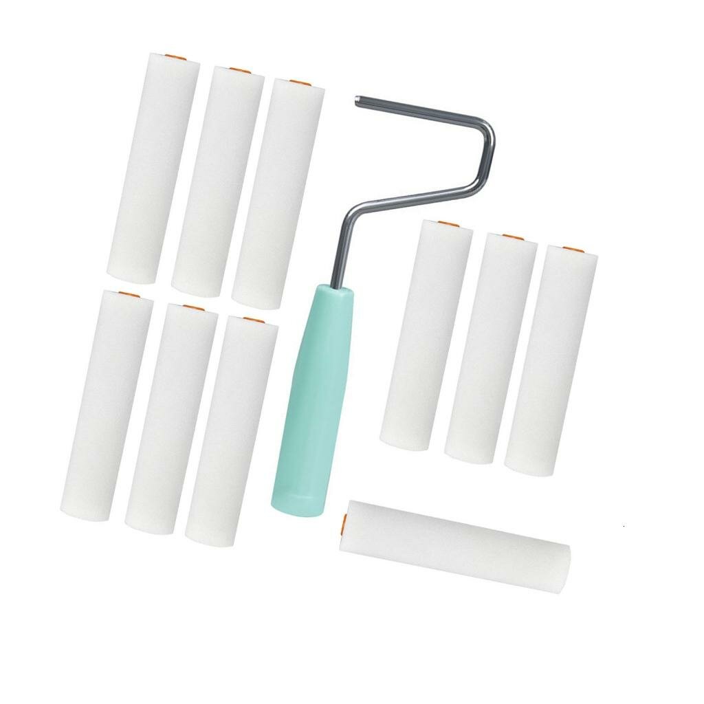 Набор из 10 губчатых валиков для покраски, 6 дюймов