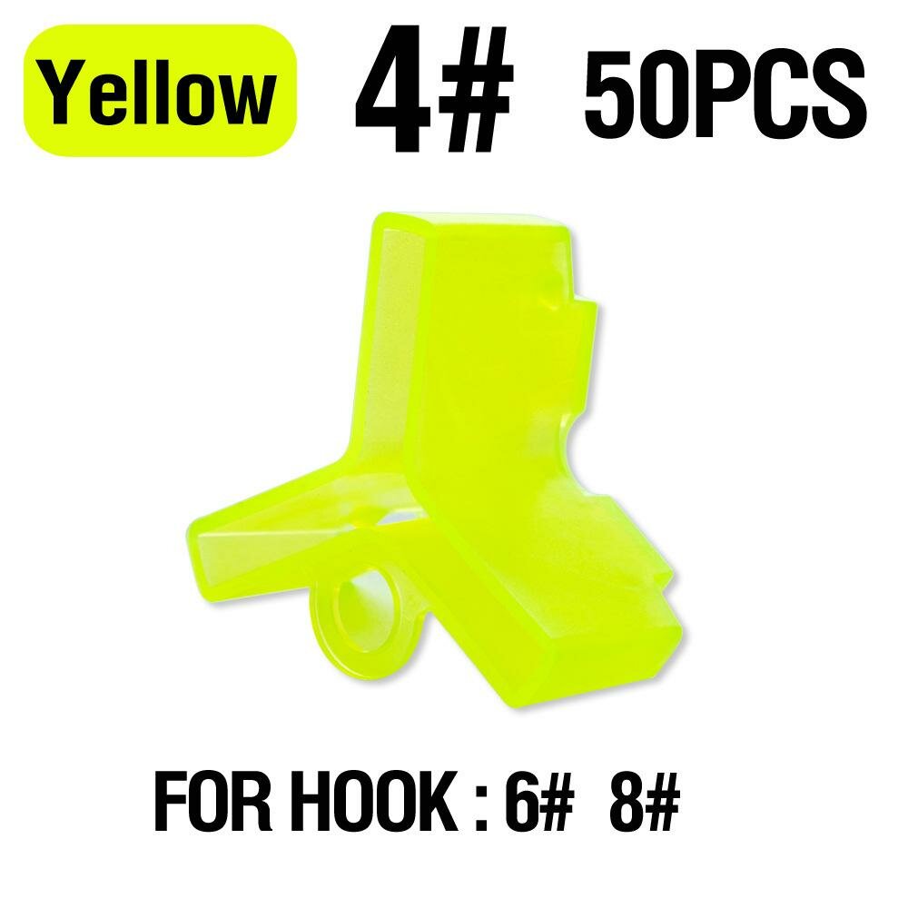 50 защитных чехлов для крючков Trident