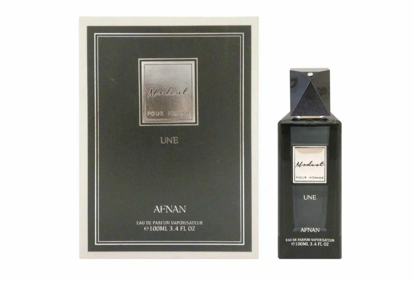 Парфюмерная вода Afnan Modest Pour Homme Une 100 мл, фужерные пряные