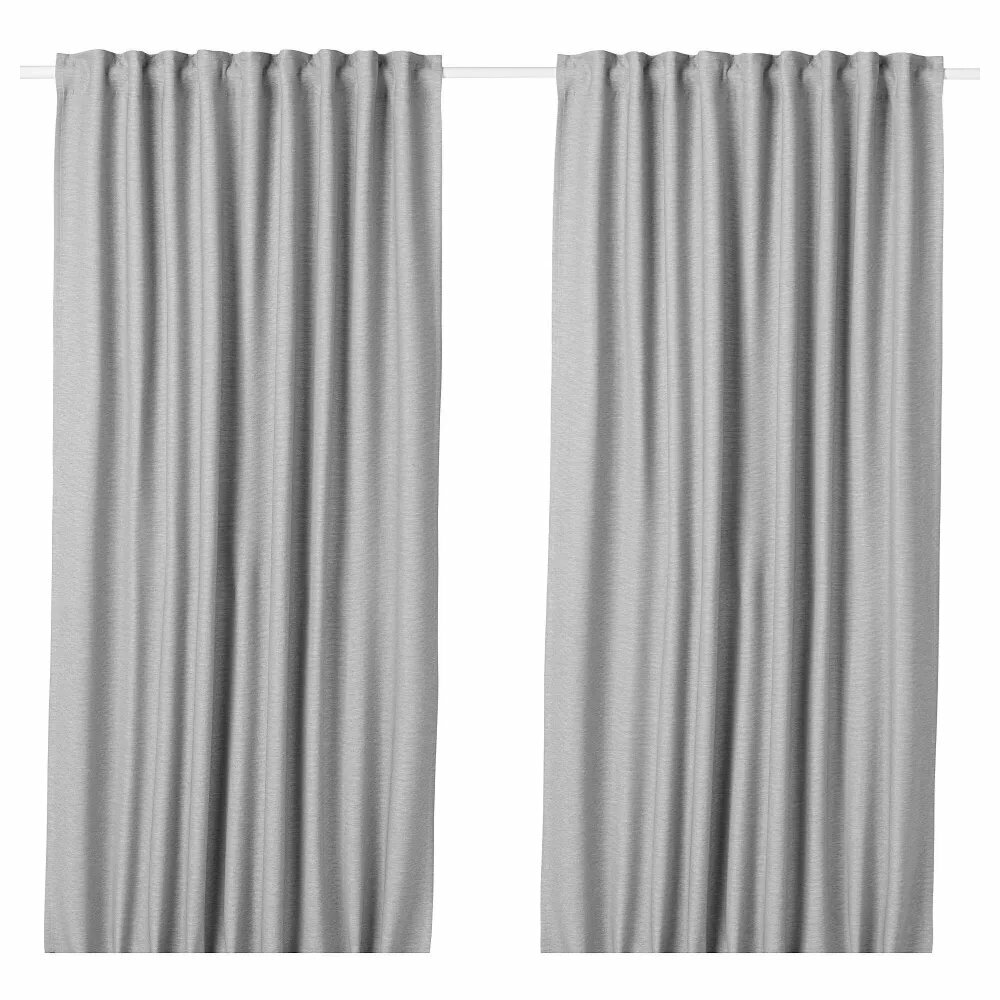 IKEA Штора VILBORG 145х300 см серый
