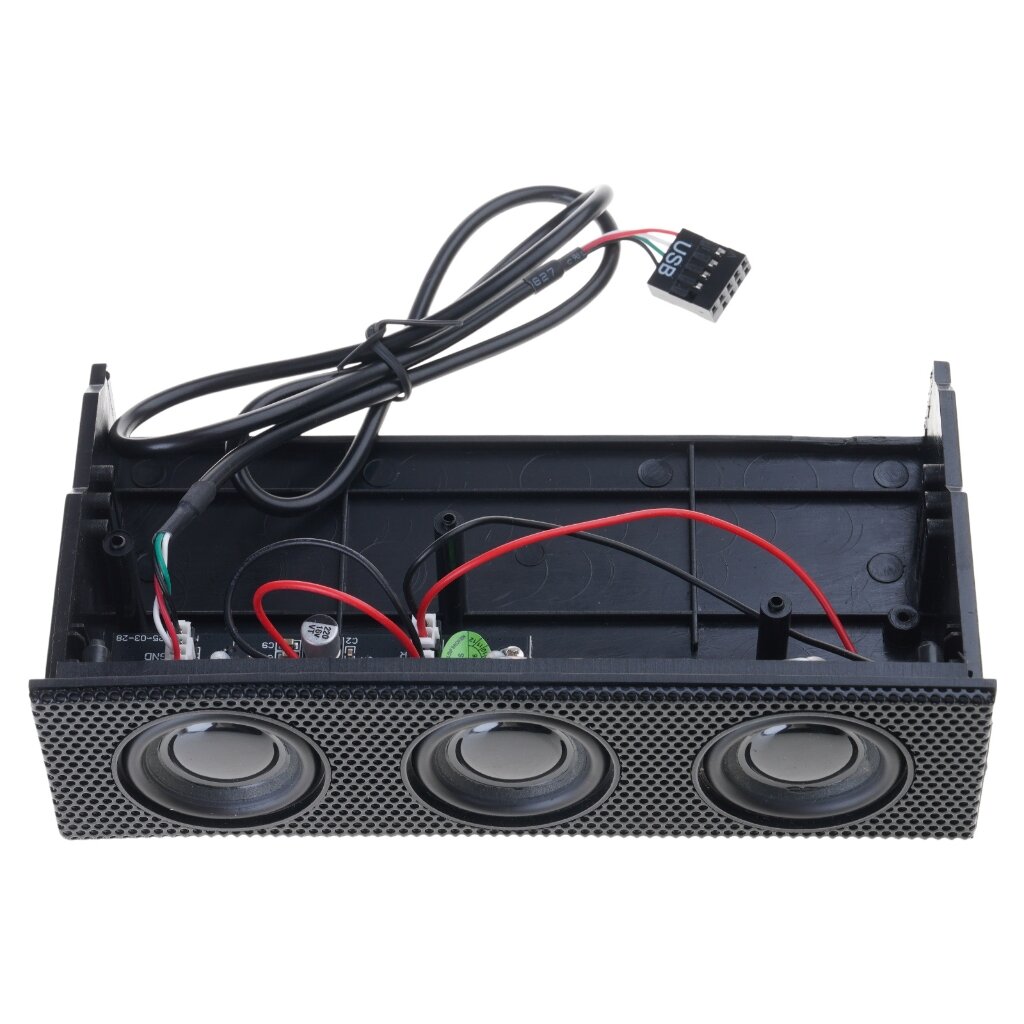 Стереодинамик объемного звучания ПК на передней панели Компьютер для корпуса Встроенный музыкальный динамик