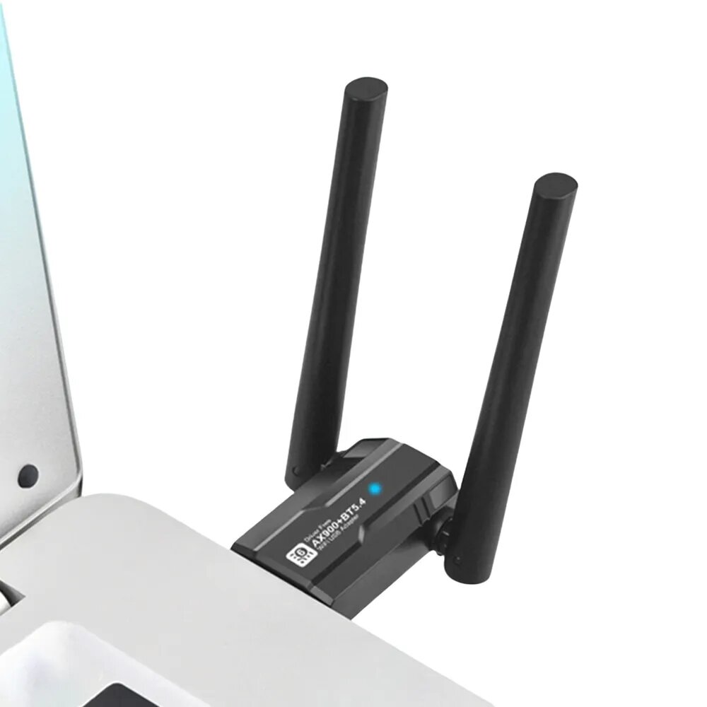 USB-адаптер Wi-Fi 6 и Bluetooth 5.4 для ПК, двухдиапазонный, 900 Мбит/с