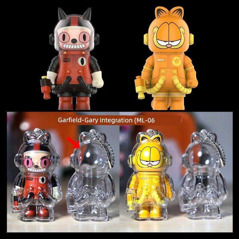 Ключница Garfield Gary Астронавт Прозрачный Акрил Все-в-Одном Закрытый Маска ML-06 Единый Размер