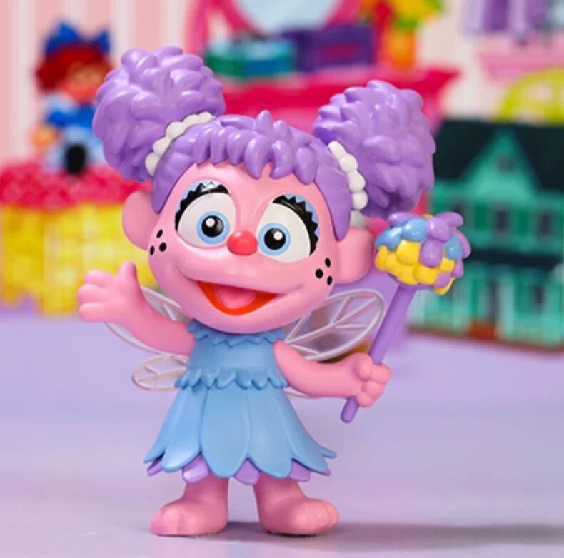 Фигурка Абби из серии Sesame Street, слепок коллекционной игрушки, синий персонаж