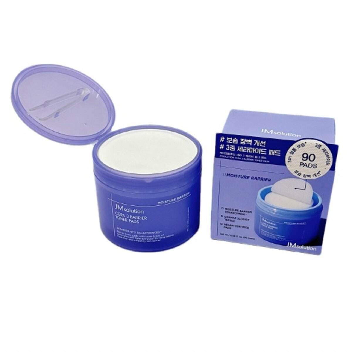 JMsolution Укрепляющие тонер-пэды с церамидами (90шт) Cera 3 Barrier Toner Pads