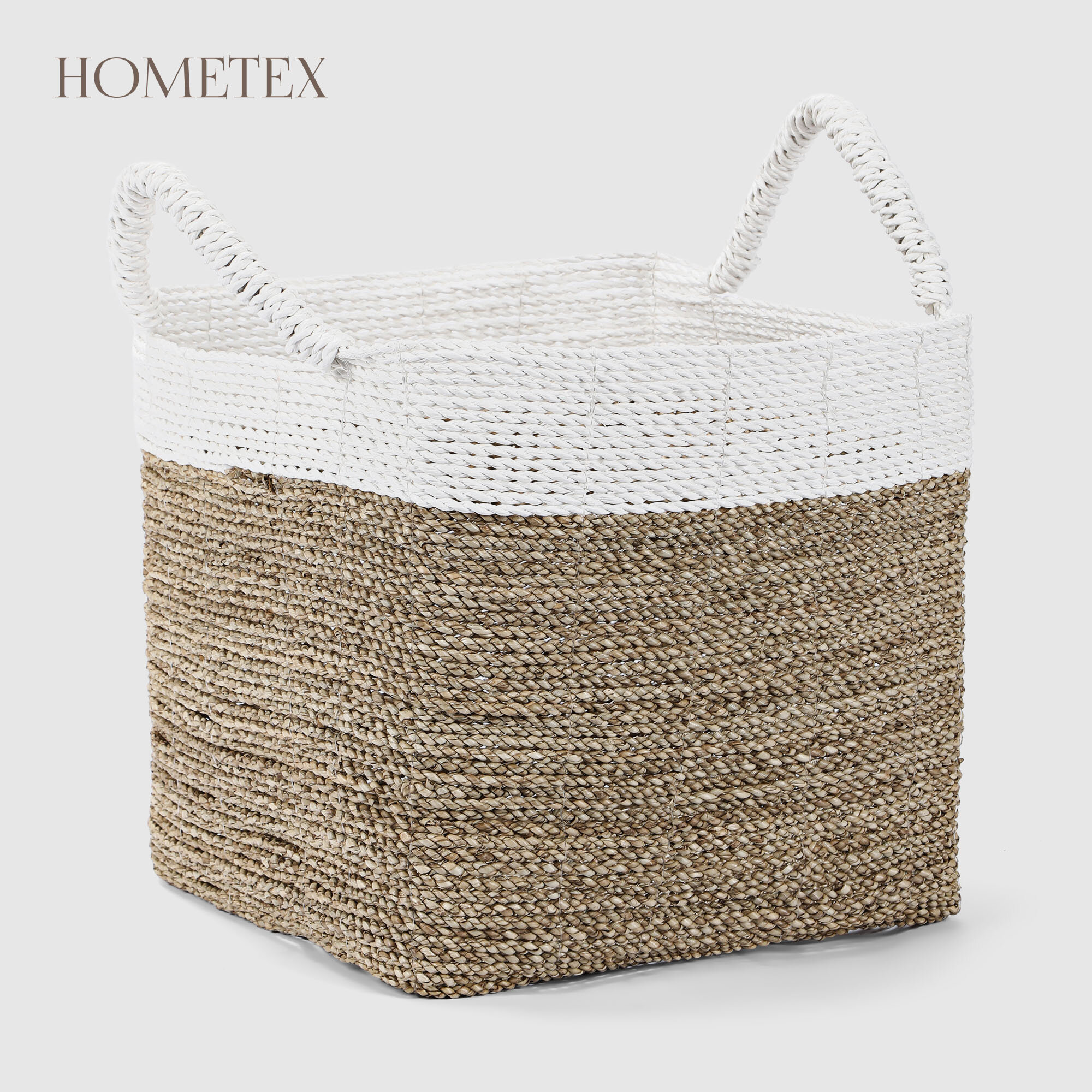 Корзина для хранения Hometex Seagrass synthetic mix natural размер S