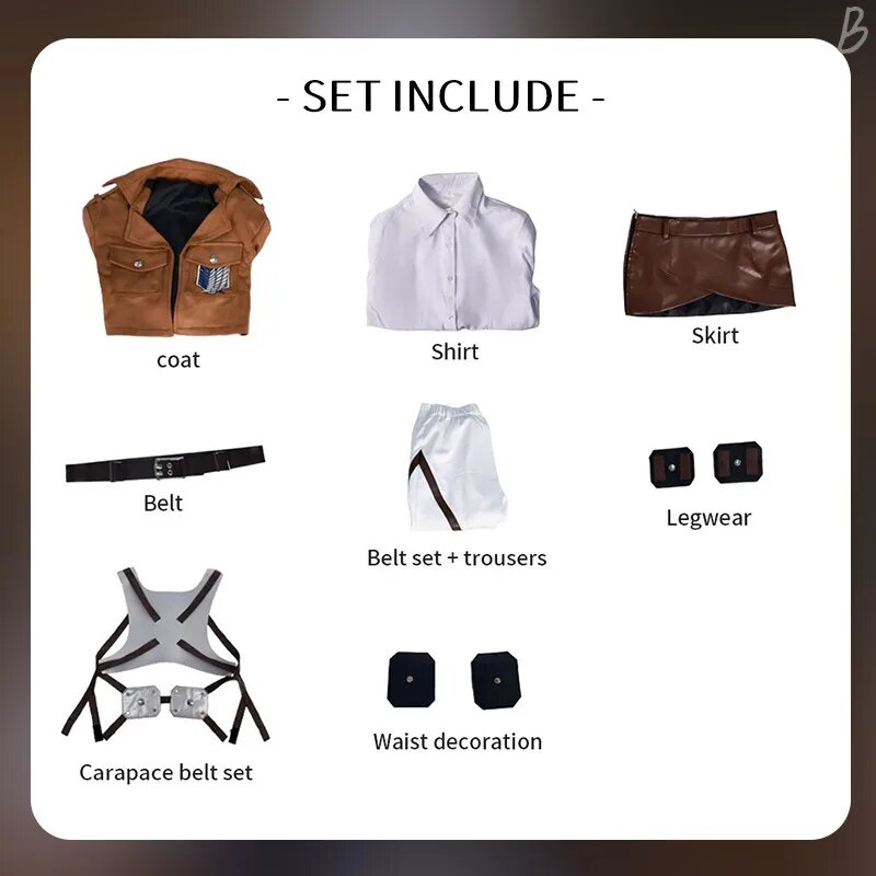 Костюм Атака Титанов Эрен Йегер M, Armin Costume