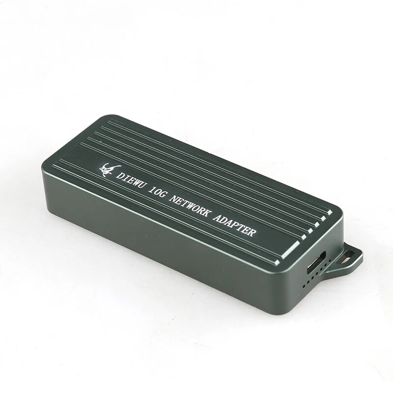 10GbE USB-C Ethernet-адаптер USB3.2 Type C 10-гигабитный Ethernet-адаптер Realtek/RTL8159 Поддержка Windows 11