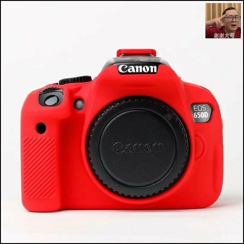 Стильный премиум чехол из мягкого силикона для фотоаппаратов Canon EOS 600D 650D 700D обеспечивает ультратонкую защиту корпуса