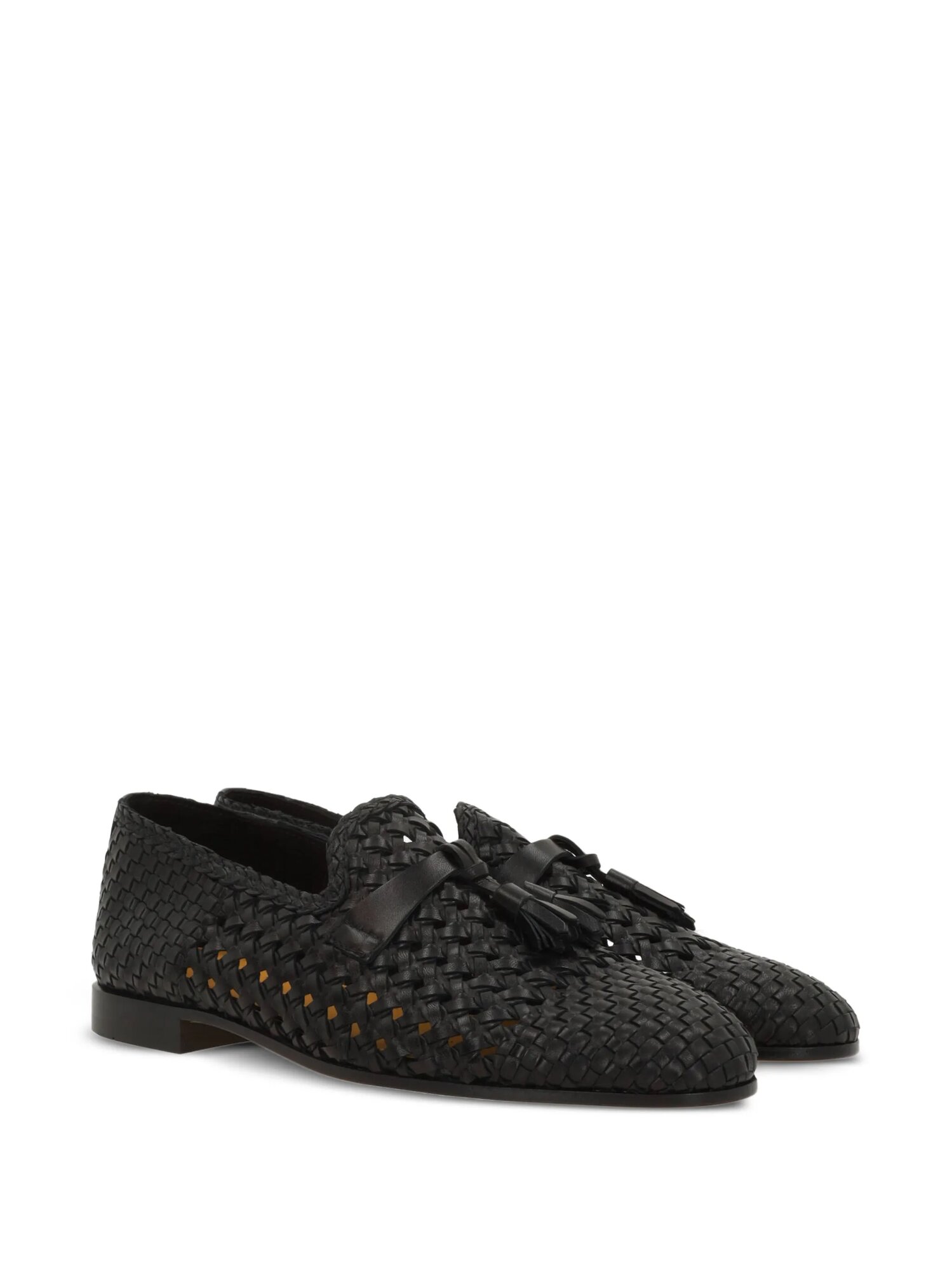 Лоферы Doucal's Leather loafers, размер 39,5, black/black — фото 1