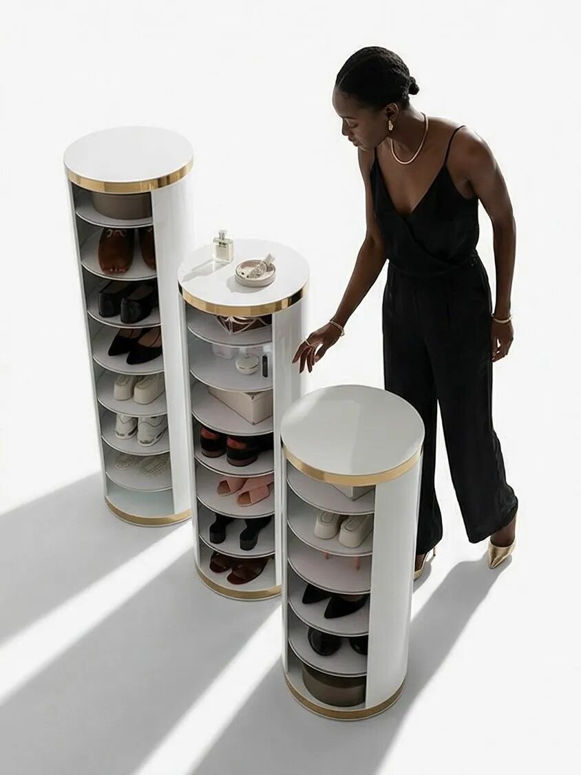 Дизайнерская обувница Tokyo с вращением 360 градусов, 105 см.