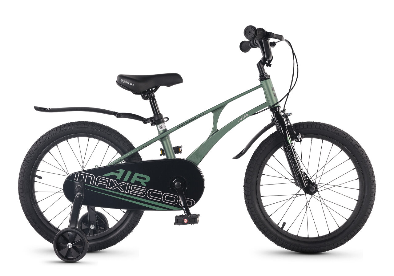 Детский велосипед Maxiscoo Air Standart 18' (2026) 18 Зеленый (110-125 см)