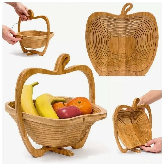 Фруктовница / Хлебница / Конфетница / Ваза для фруктов / хлеба, конфет / Подарок девушке, женщине