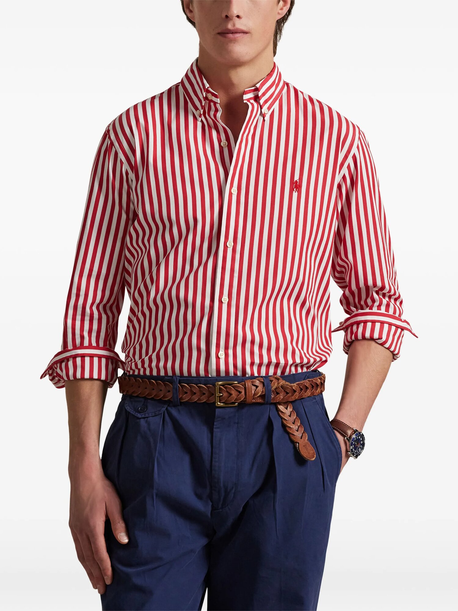 Рубашка Polo Ralph Lauren, размер L, red — фото 1