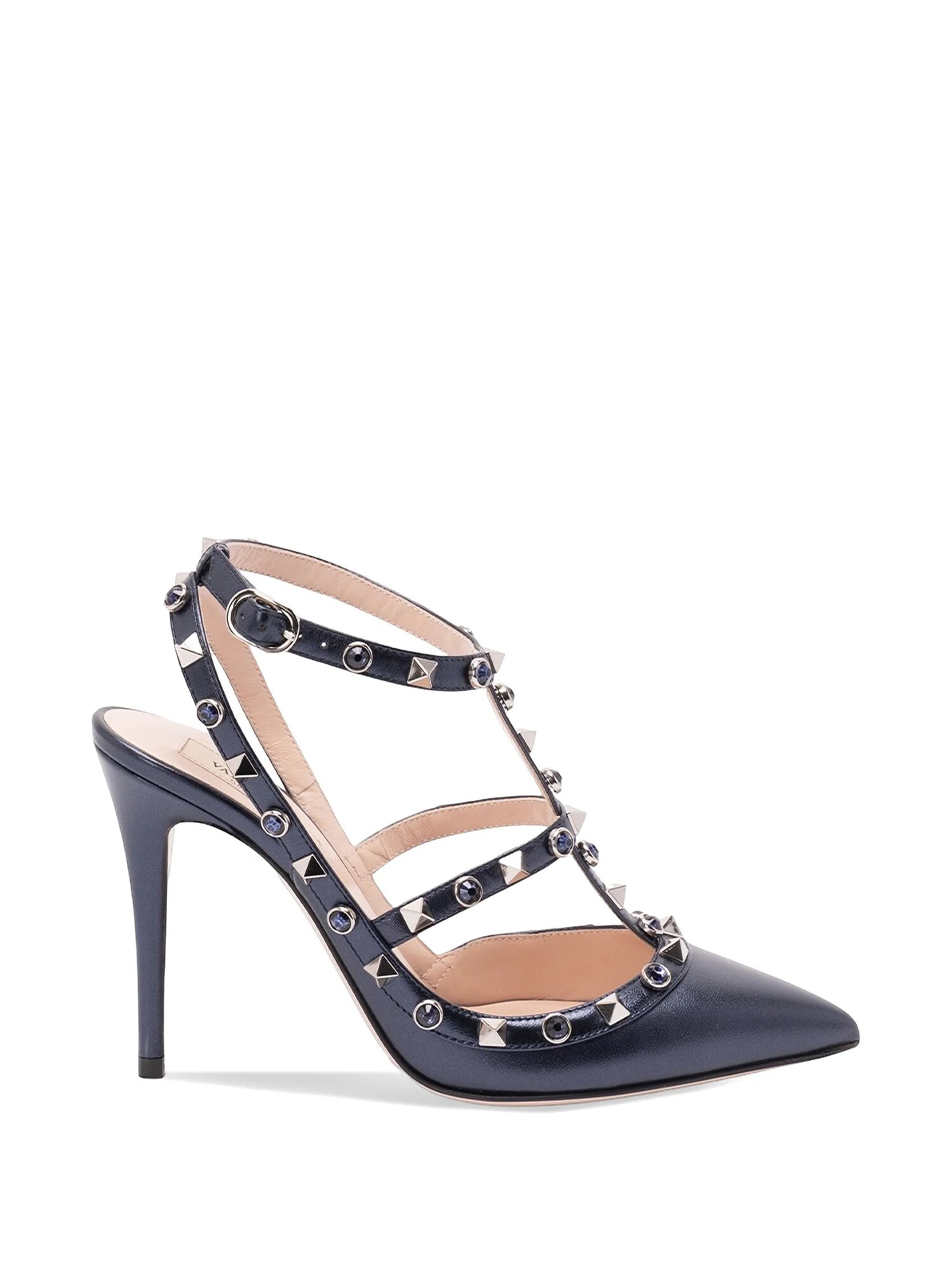 Туфли Valentino Rockstud pumps, размер 37,5, синий
