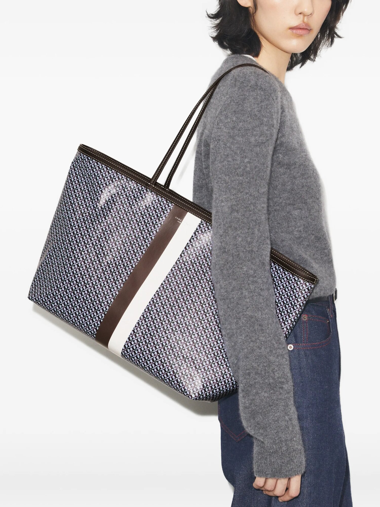 Сумка Tory Burch Racer, blue — фото 1