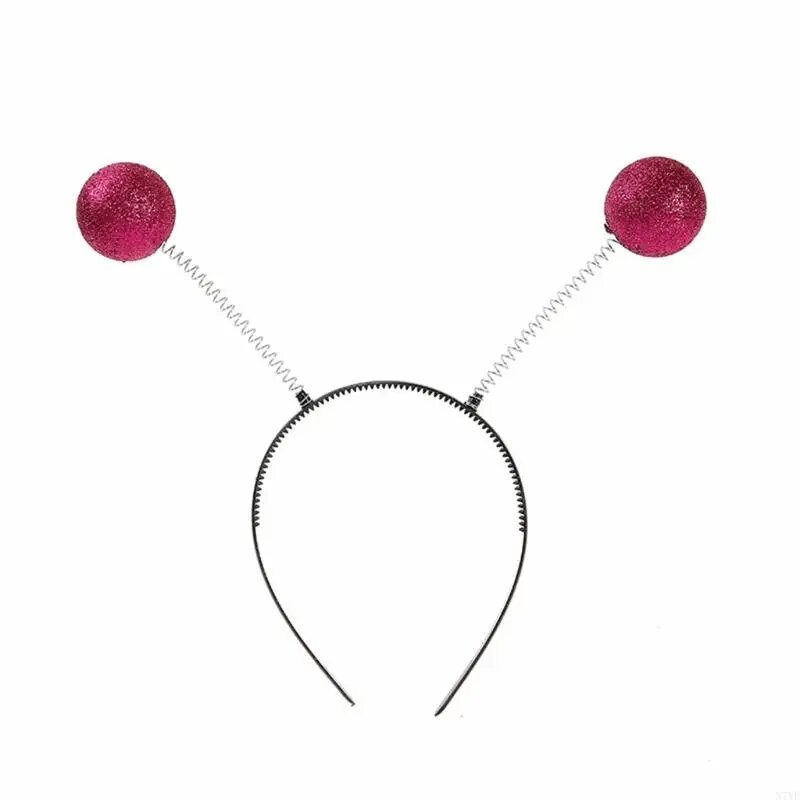 N7yf Хэллоуинская повязка на голову инопланетянина rose Red