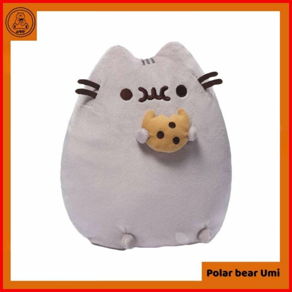 Подарки - детские мягкие игрушки Пушин в виде плюшевых котиков-печенек с пушистыми зверюшками 15 см