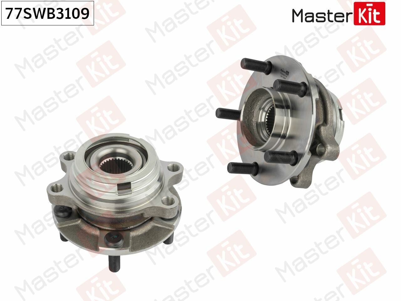 Ступица в сборе с подшипником перед. Nissan MURANO II Z51/TEANA II J32 2007 - MasterKit 77SWB3109