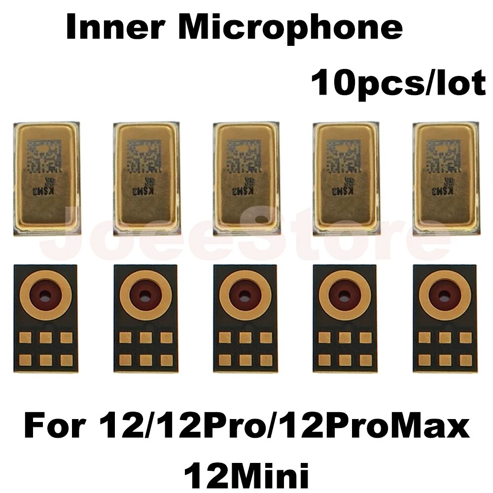 10 шт. микрофон для iPhone 11 12 13 14 15 Pro Max X XS XR 7 8 Plus SE ipad 3 4 5 10x For 12 Series