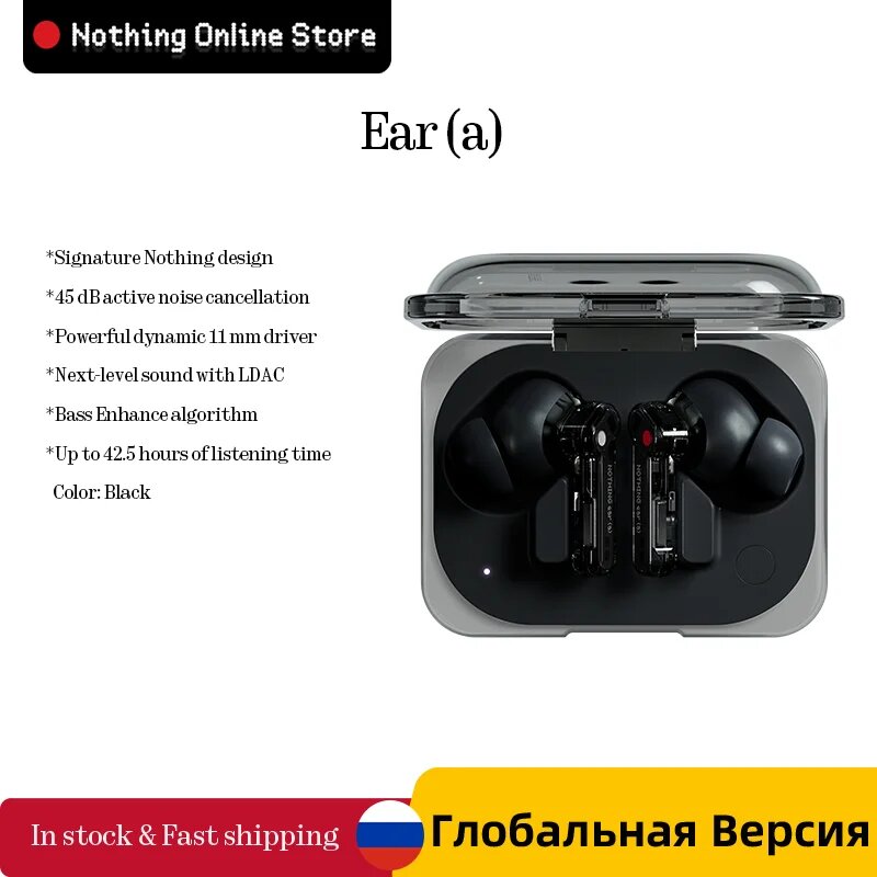 Nothing Ear (a) беспроводные наушники с шумоподавлением Black