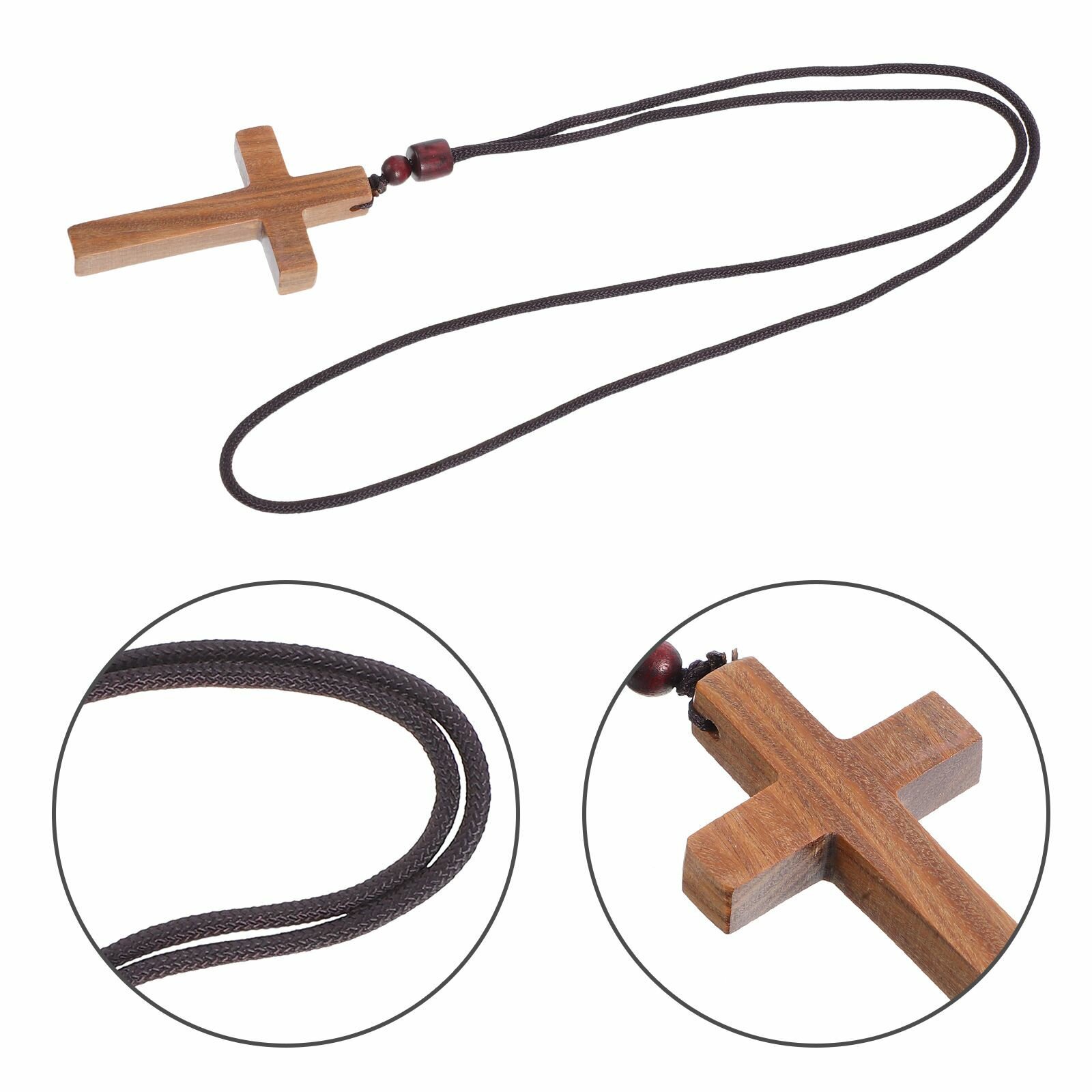 Крест Подвеска, Деревянный Аксессуар для Машины, Для Духовного Использования, 1 Штука