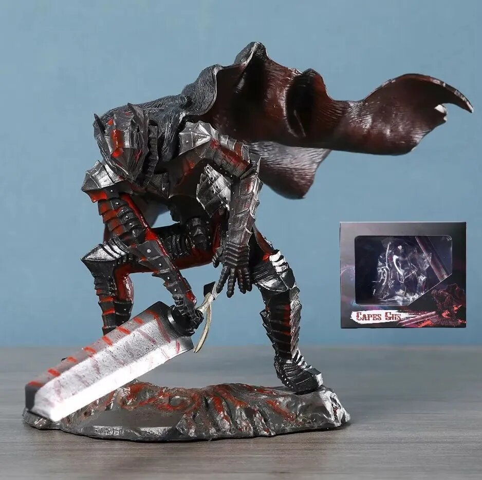 Фигурка Берсерк Гатс / Черный мечник / Berserk Guts Black Soldier (18см) Красивые продукты Фигурка коллекционная