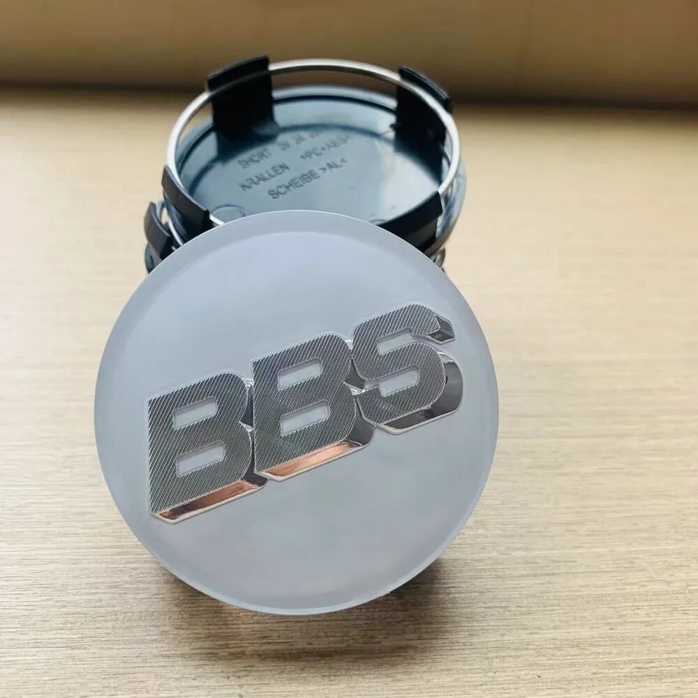 BBS Колпачки на литые диски 65/62/11 мм Белый Серебряный 09.24.282 4 шт