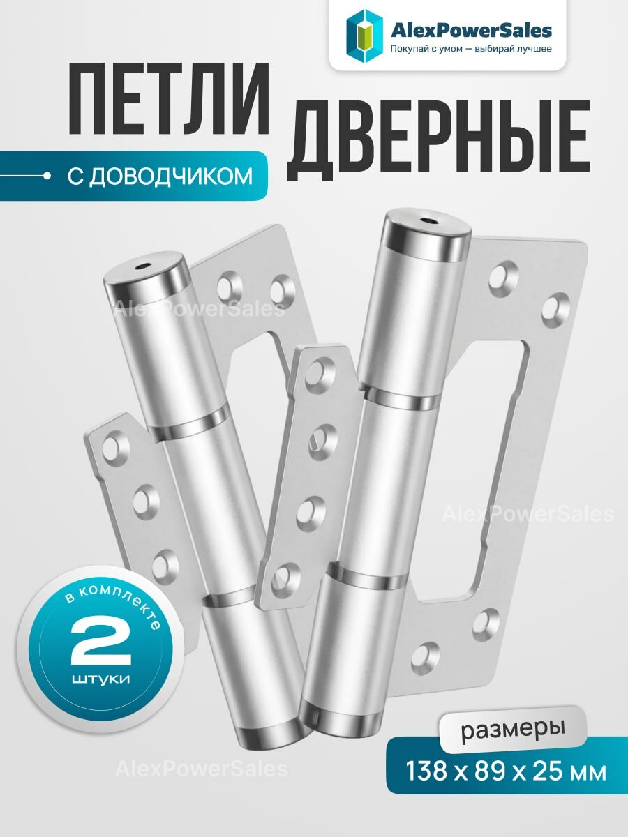 Cкрытые дверные петли с доводчиком