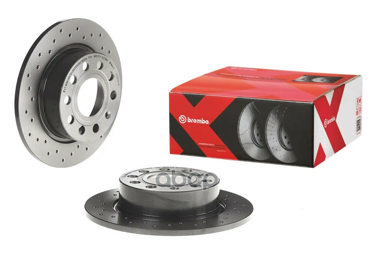 Диск тормозной SKODA OCTAVIA III (5E3, NL3, NR3) 2.0 TSI RS 2017-2020 шт. Brembo арт. 08.9502.1X