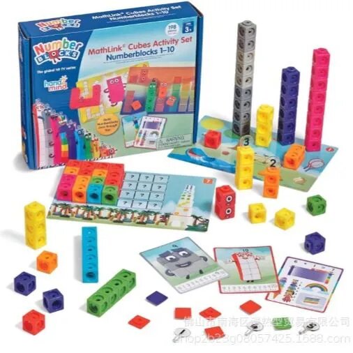 Number Blocks MathLink Cubes Activity Set Numberblocks 1-10 - Головоломка для детей
