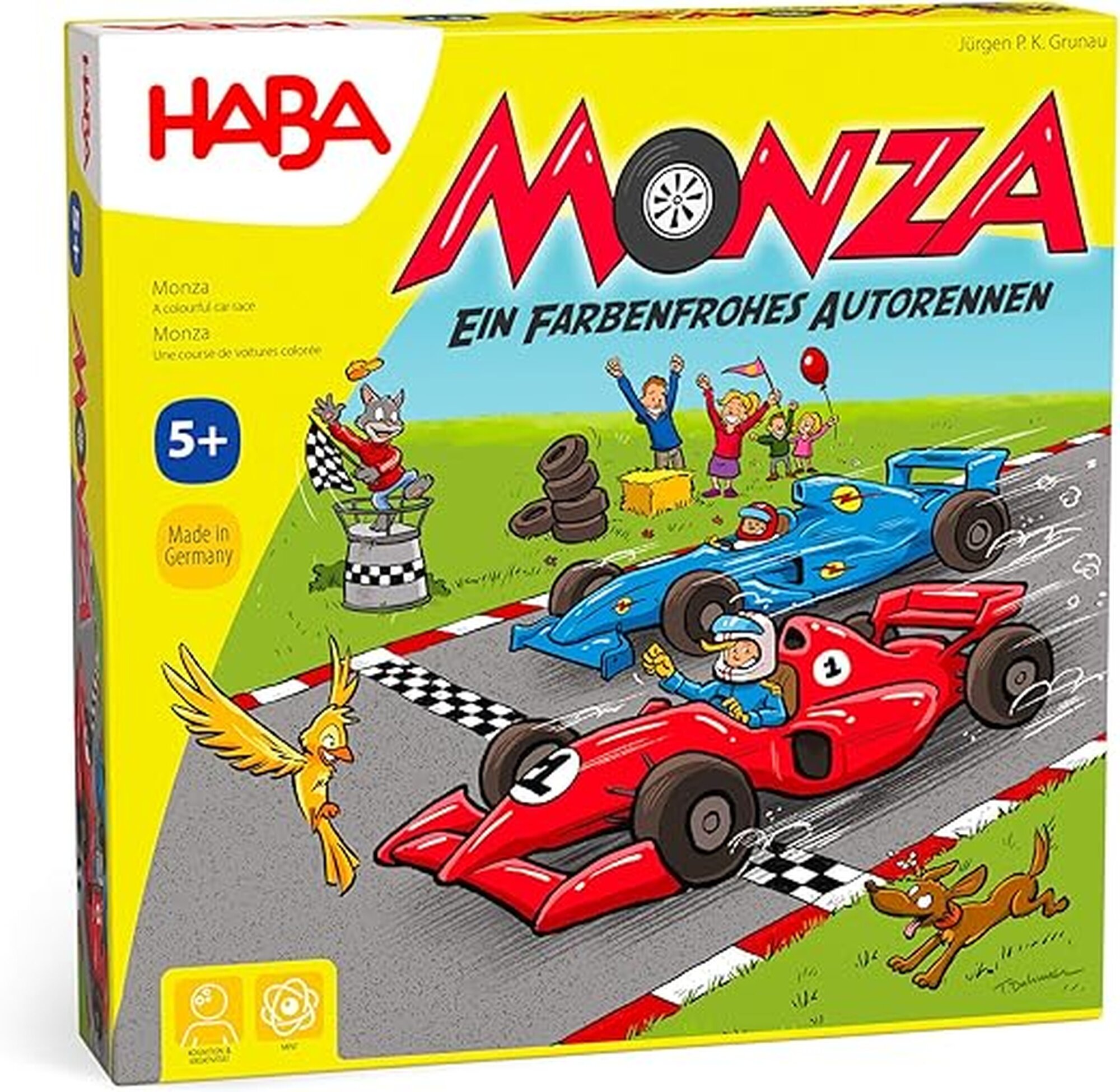 Детская настольная игра Haba - Monza, для изучения цветов, от 5 лет - 4416