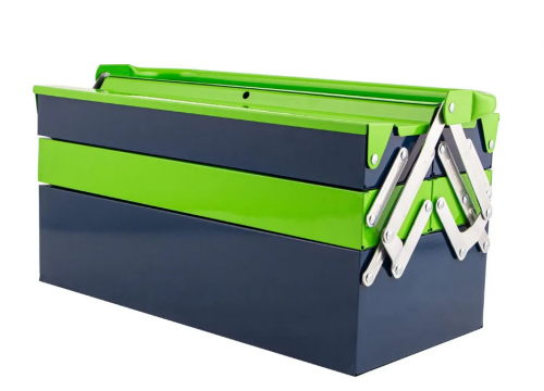 Ящик для инструмента Сибртех , 430 х 200 х 200 мм, пять секций, металлический 90751, , 90751