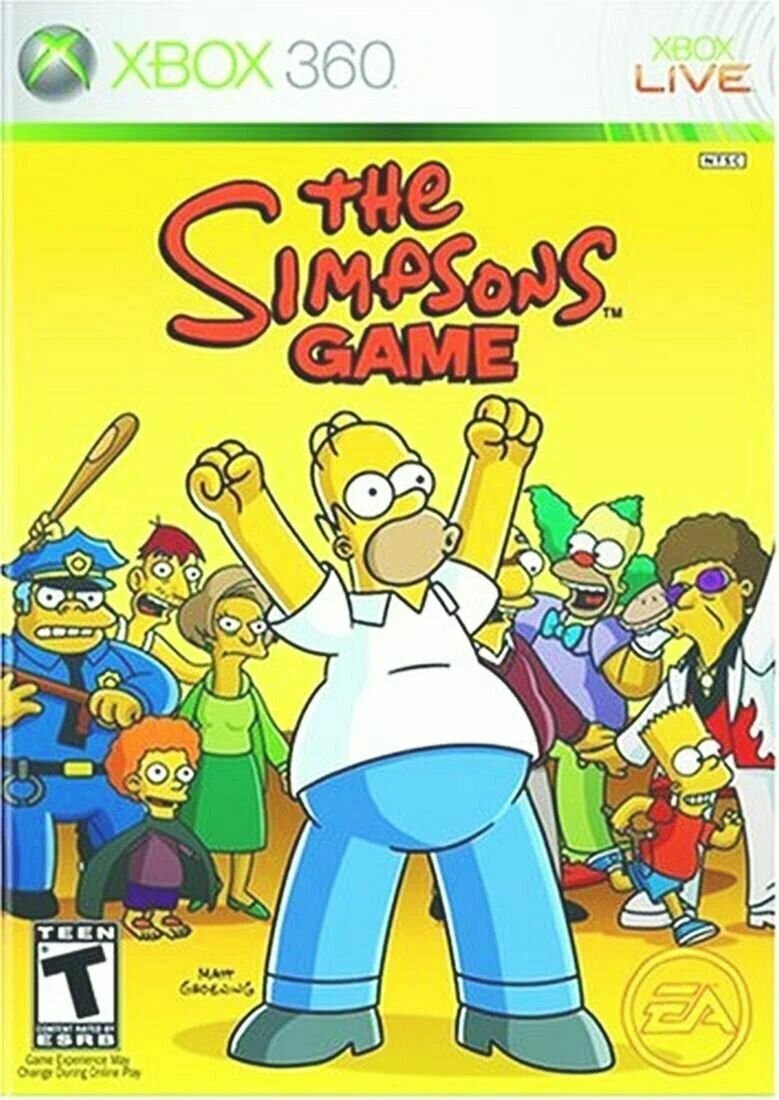Xbox 360 игра The Simpsons Game