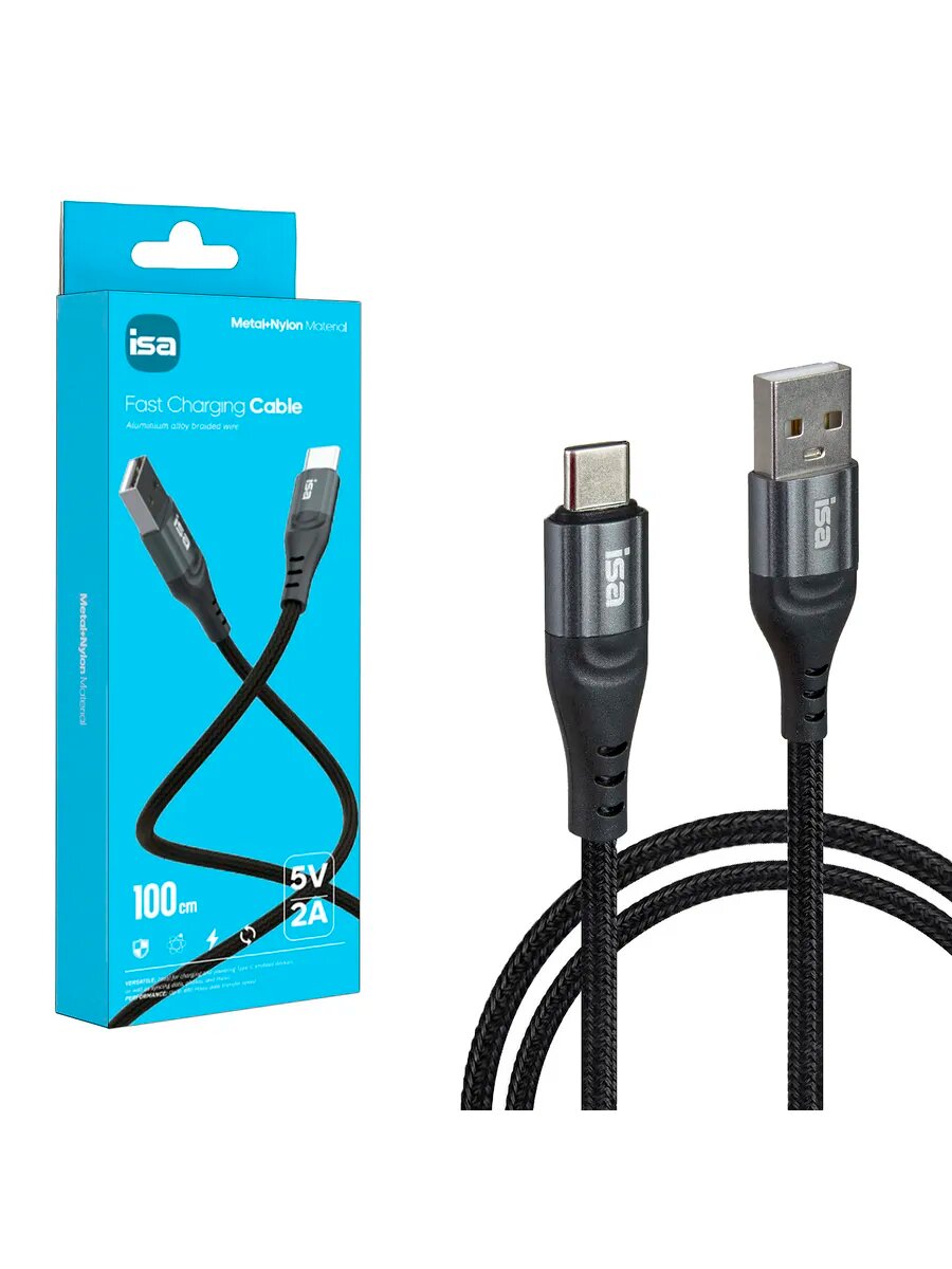 Кабель BX-2 USB на Type-C 1m 2A -серый