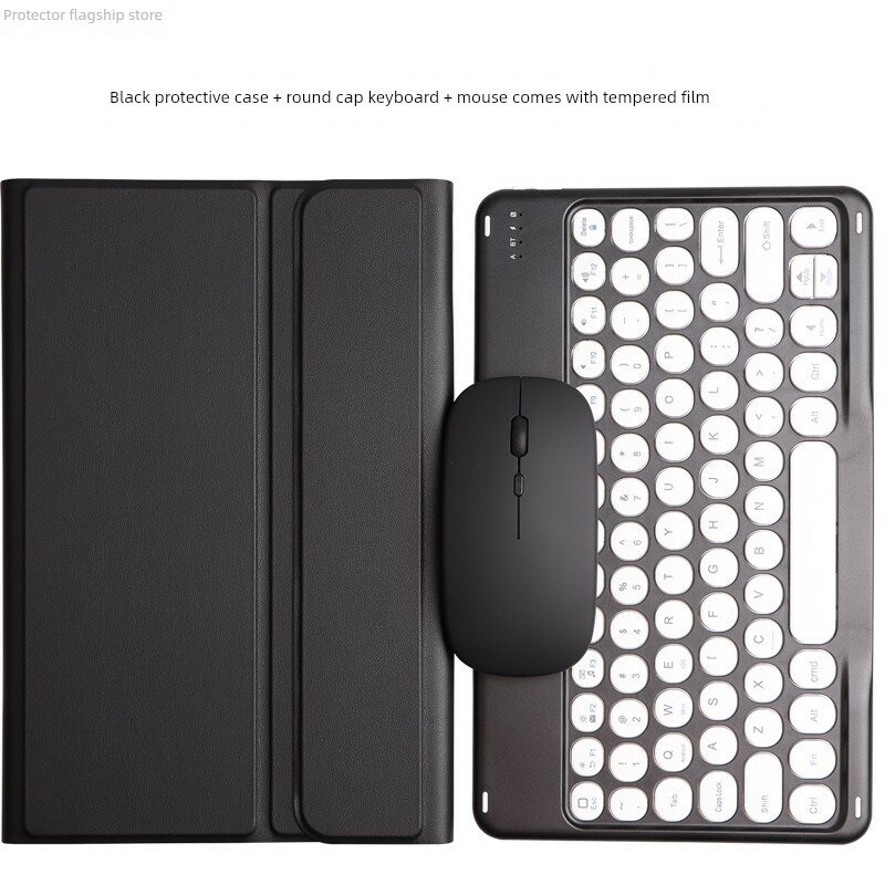 Подходит для Lenovo Qitian K11 Gen2 2023, защитный чехол с Bluetooth-клавиатурой, тачпадом, мышью 11.5inch планшета