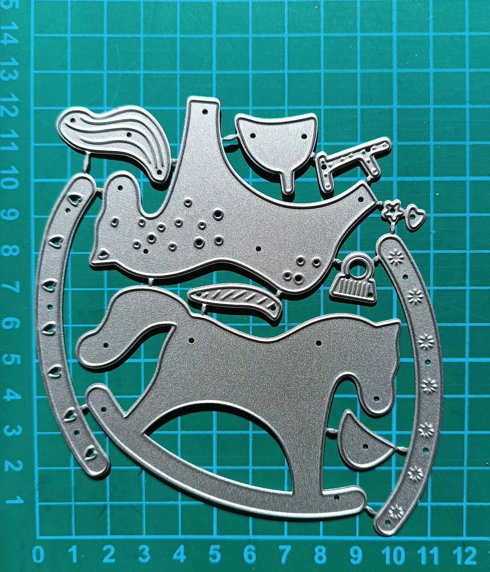 Нож для скрапбукинга A-166, размер 12*11,2 см, для машинки для вырубки.