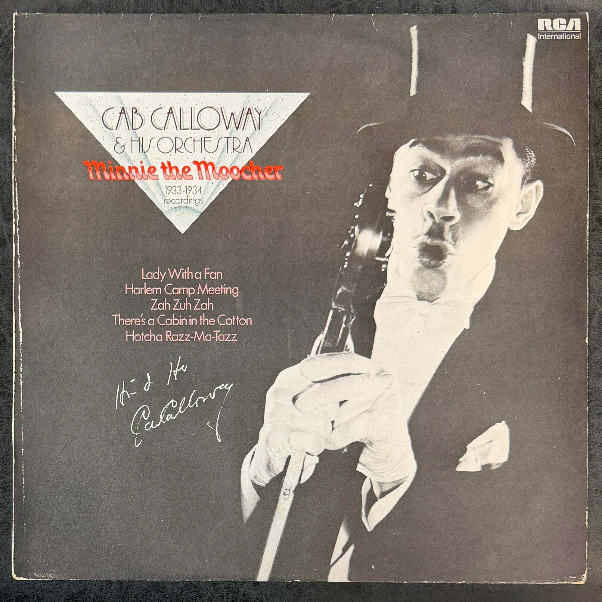 Виниловая пластинка Cab Calloway & His Orchestra Minnie The Moocher 1933-1934 Recordings (Англия 1981г.)