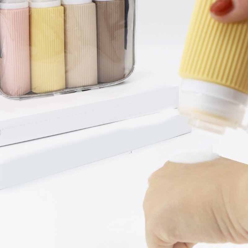 Силиконовая эмульсия для разлива по бутылкам силиконовая бутылка для утолщения для путешествий для разлива по бутылкам-Темно-зеленый