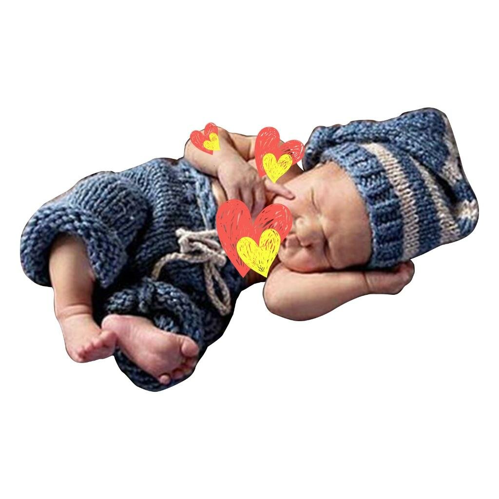 Комплект вязаных свитеров для новорожденных, S9 - от 0 до 2 месяцев