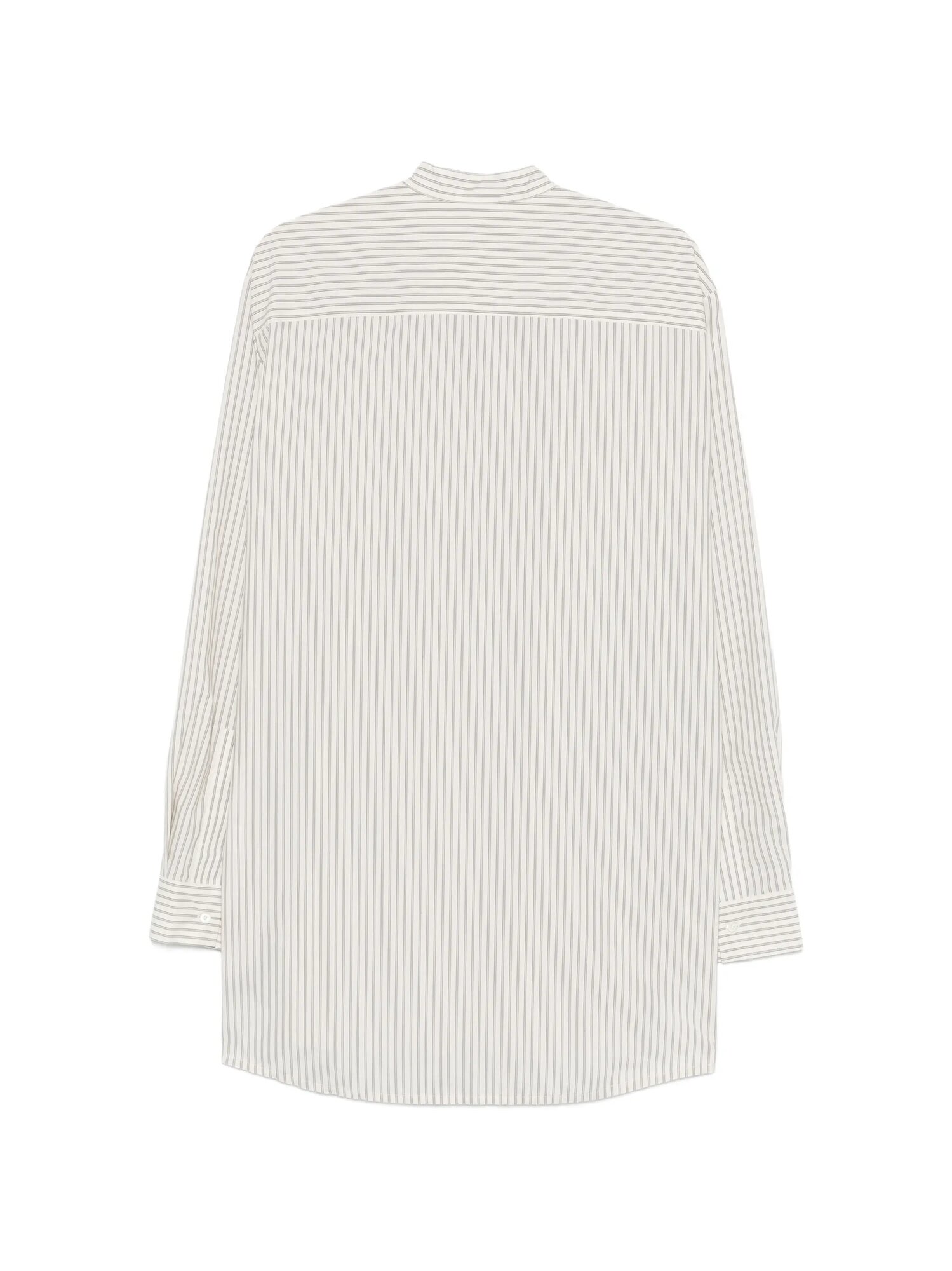 Рубашка QASIMI Striped shirt, размер 50, бежевый/белый — фото 1
