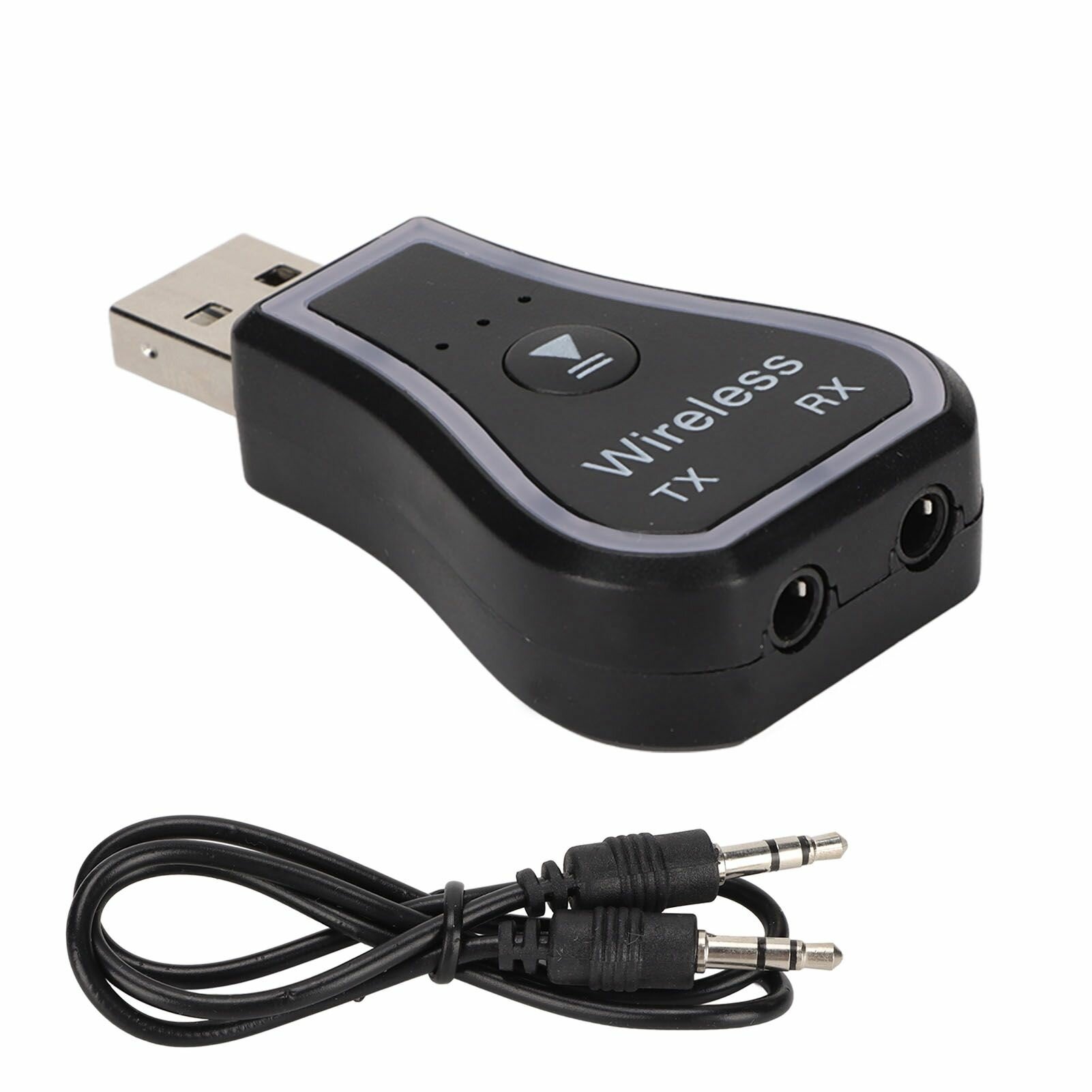 Bluetooth 5.0 Передатчик Приемник 2 в 1 RGB Ambient Light USB Bluetooth 5.0 Адаптер для ТВ Домашняя стереосистема