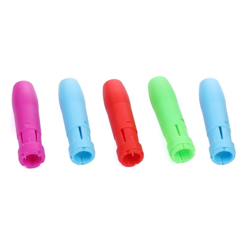 5шт Пластиковый Держатель Для Мела Регулируемый Держатель Для Зажима Для Мела Держатель для Меловой Ручки для Малыша Учителя Студента Школьной Доски