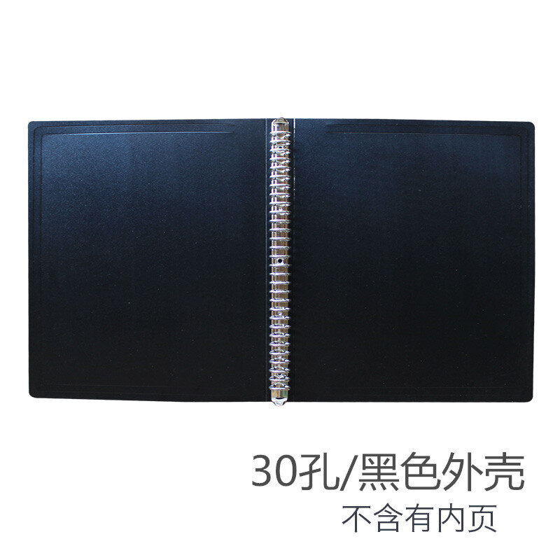 [2026] Утолщенная папка-скоросшиватель А4 из полипропилена с 30 отверстиями, стальной зажим для документов, вкладыш для экзаменационных работ, папка для файлов, перфорированный зажим.