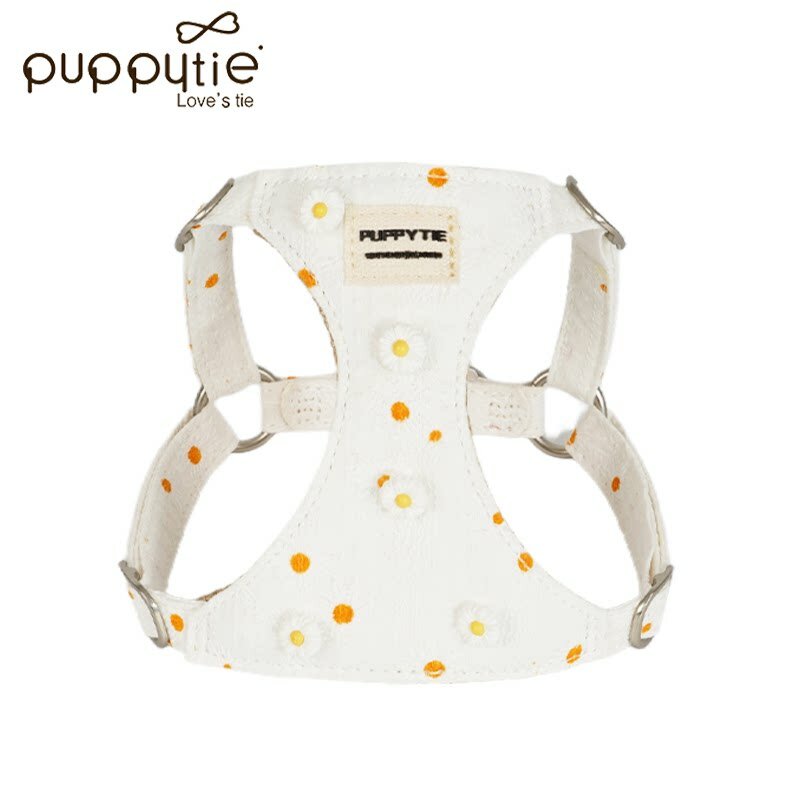 Кокосовый белый ошейник без поводка S размер для маленьких собак 8-16 фунтов