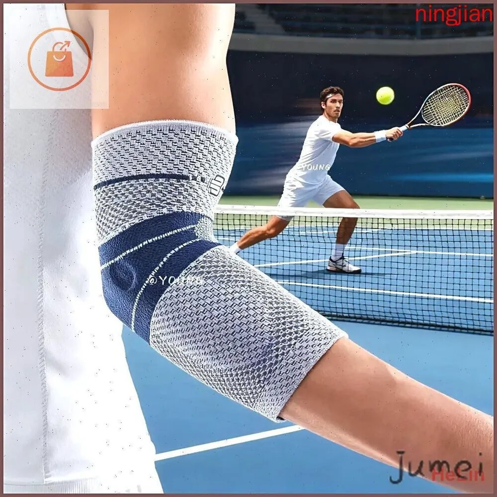 Защита локтя для тенниса, размер XL, эластичная повязка, нейлон